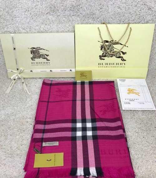 Палантин Burberry кашемир новый