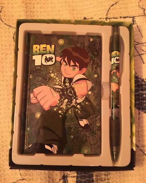 Набор записная книжка и ручка Ben 10 (Германия)