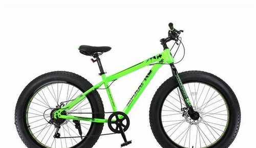 Велосипед maxxpro fatbike Х26 26д зелено-черный