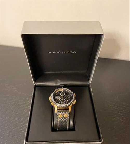 Часы мужские hamilton khaki aviation x-wind chrono