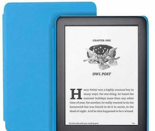 Kindle 10 (2020) Детский, с синей обложкой, новый