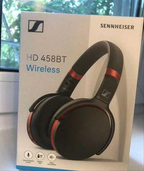 Беспроводные наушники Sennheiser HD 458 BT, black
