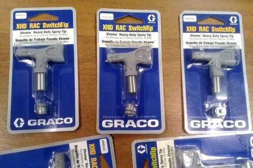 Сопла Graco XHD RAC (размеры от 213 до 661)