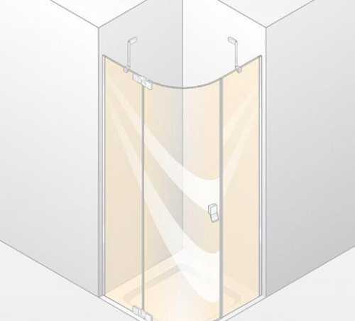 Уголок с поддонном Huppe 100*100 германия