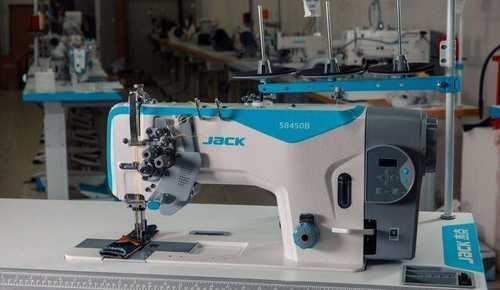 Двухигольная прямострочная швейная машина jack JK