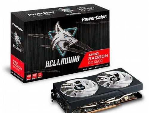 Видеокарта rx6600 hellhound gddr6 8gb