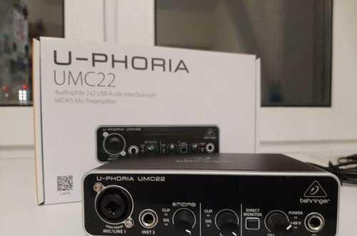 Звуковая карта u phoria umc22