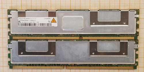 4Gb PC2-5300F DDR2 FB-dimm Qimonda / 1.8V / CL5