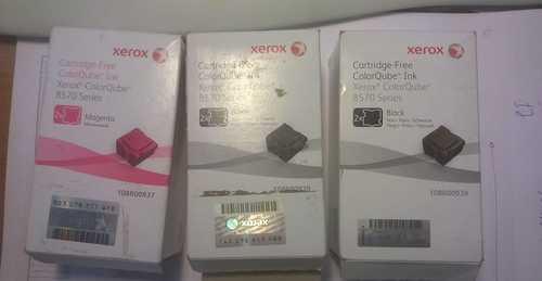 Твердые чернила картриджи Xerox ColorQube 8570