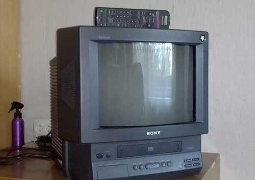 Телевизор sony Trinitron 14" видеодвойка