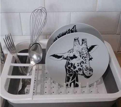 Сушилка подставка для посуды столовых приборов