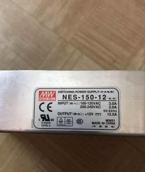 Продаю блок питания Mean Well. NES-100-12
