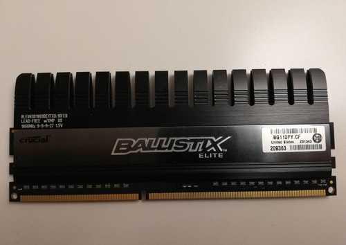 DDR3 8Гб Crucial BallistiX Elite