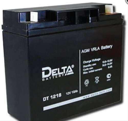 Аккумулятор Delta DT1218