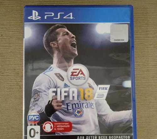 Fifa18 for ps4, игра для приставки