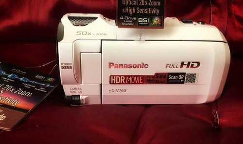 Новая видеокамера Panasonic HC-V760 Белая