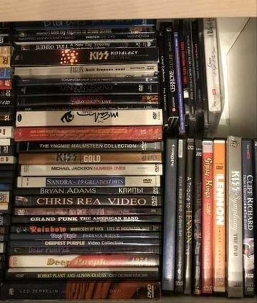Коллекция музыкальных двд дисков