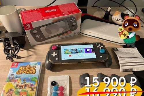 Nintendo switch lite + animal crossing