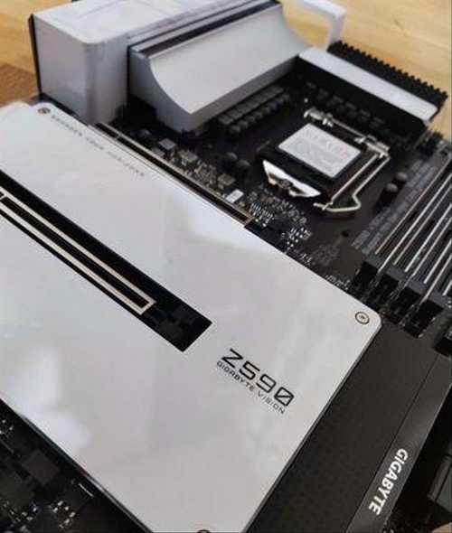 Gigabyte Z590 Vision D + i5 11600k New, гарантия