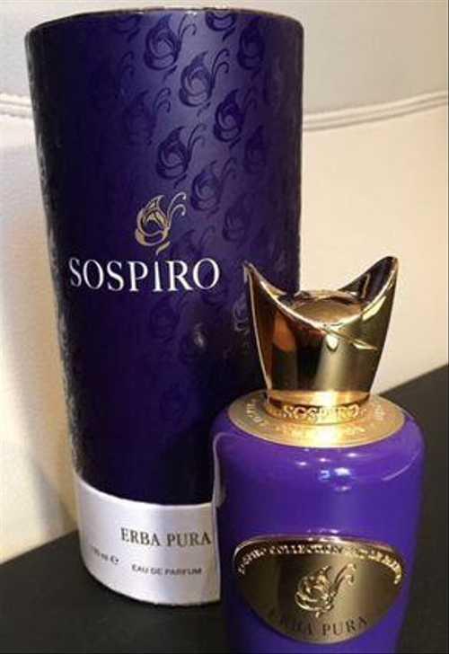 Erba pura perfume. Духи Sospiro erba Pura. Sospiro erba Pura 20 мл. Духи Соспиро Адажио Соспиро Адажио. Соспиро Эрба Пура оригинал.