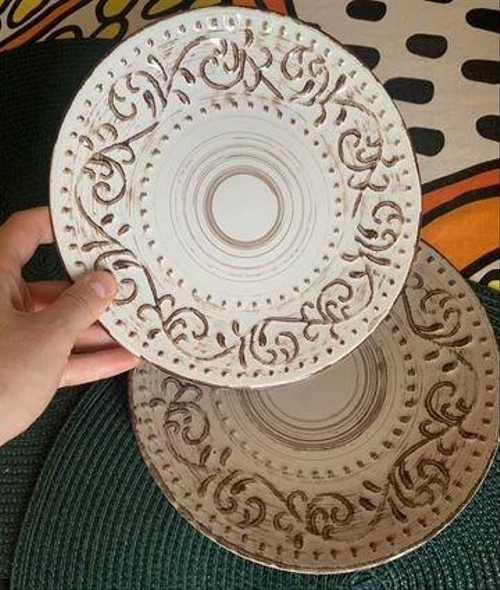 Тарелки керамика (комплект 2шт) 20 см