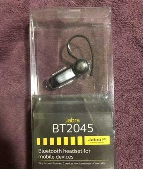 Bluetooth моногарнитура Jabra BT2045 (наушник)