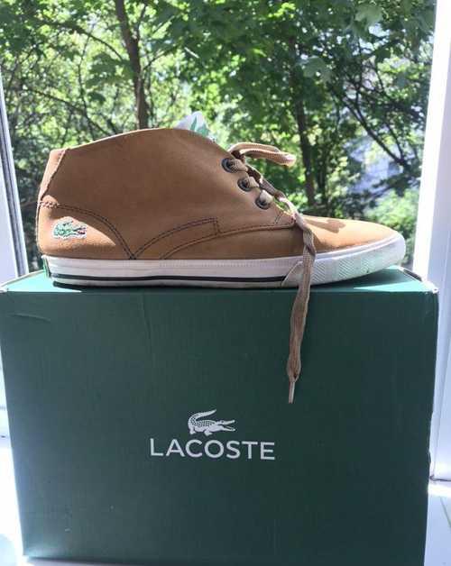 Lacoste ботинки, полуботинки р.37, стелька 24 см