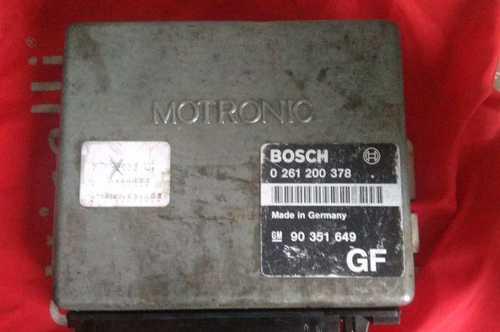 Эбу Bosch Motronic 0261200378 GM 20SEH | Festima.Ru - Мониторинг объявлений