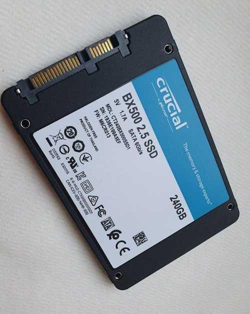 Sdd Crucial bx500 240gb