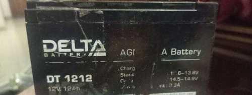 Аккумулятор Delta 12v 12Ah