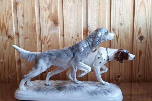 Фарфоровая статуэтка Гончие собаки