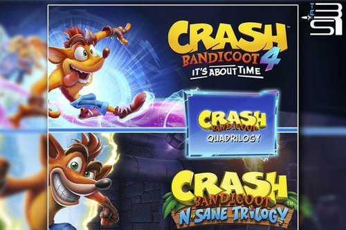 Crash Bandicoot Набор Quadrilogy PS4 - PS5