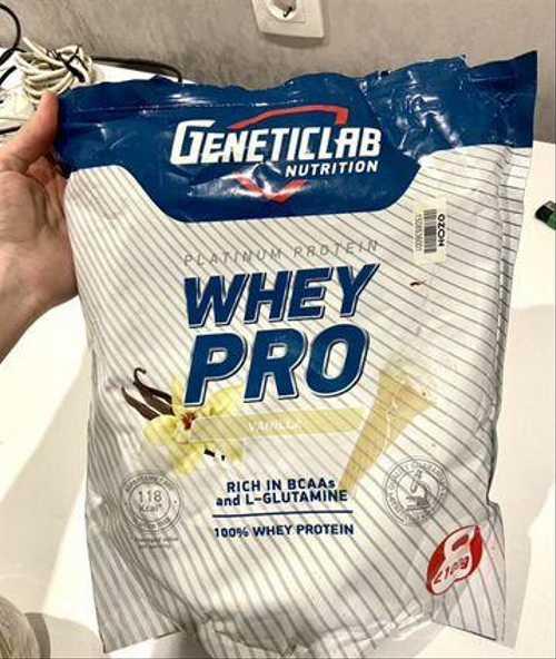 Geneticlab whey PRO протеин ваниль