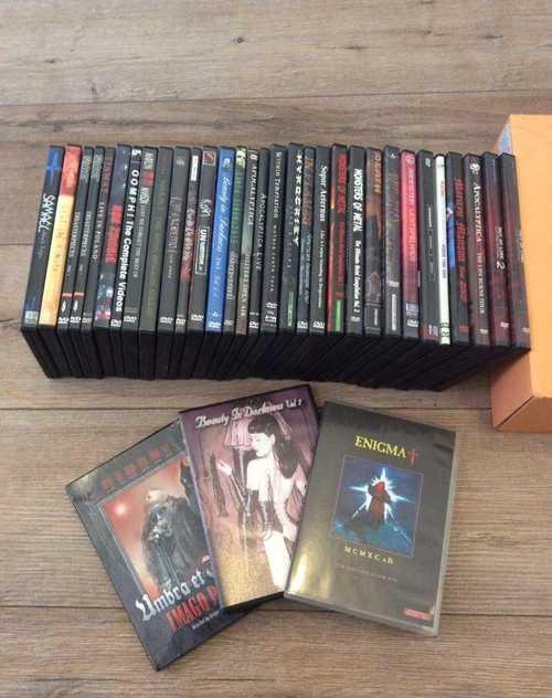 Коллекция музыкальных DVD. Metall, gothic, ebm