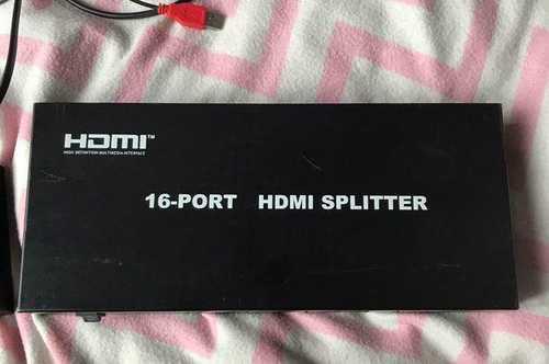 Hdmi splitter 1x16 разветвитель на 16 каналов