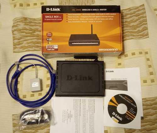 Wi-Fi роутер D-link DSL-2640U