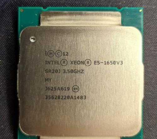 Intel Xeon E5-1650 v3 12 Потоков 3,80 GHz 140 W