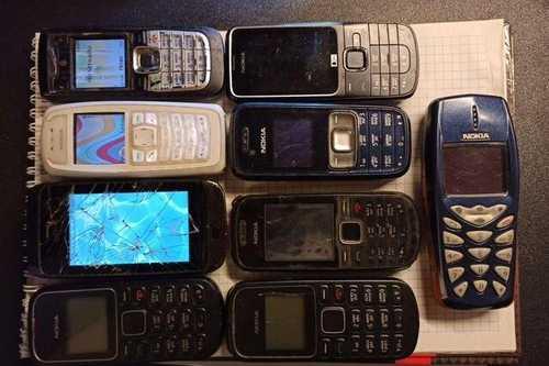 Старые телефоны Nokia, 9 шт