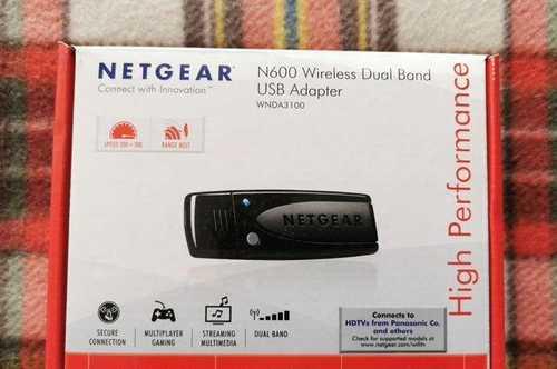 Netgear N600 Wireless USB adapter (wnda3100) (нов)