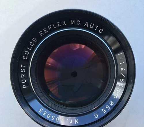 Porst Color Reflex MC Auto 55mm F/1.4 G, M42
