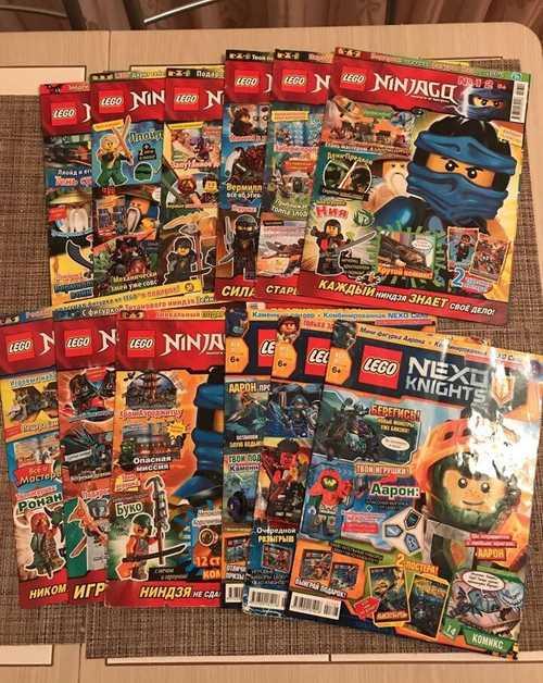 Журналы Lego Ninjagq Nexo knights