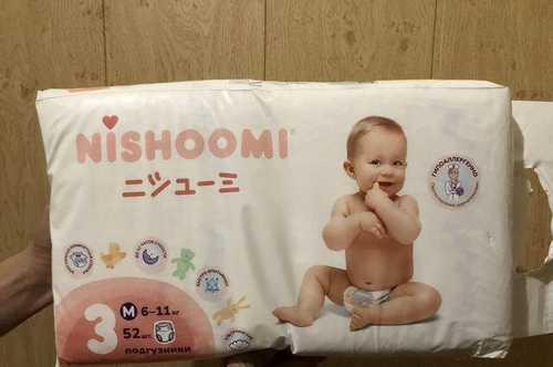 Подгузники Nishoomi 3