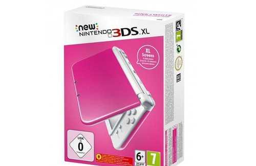 New Nintendo 3DS XL (Pink-White) used