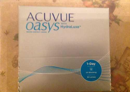 Линзы Acuvue oasis hydraluxe