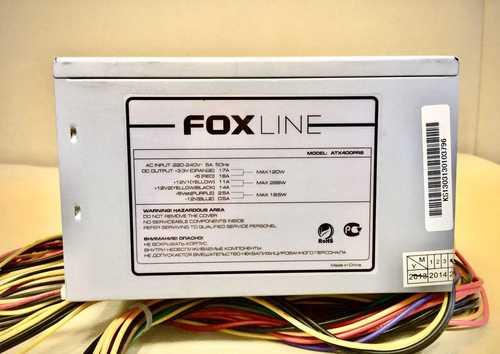 Atx400prs блок питания. Блок питания Foxline ATX 400prs. Foxline ATX-400prs 400w. Foxline ATX FL-400 PRS.