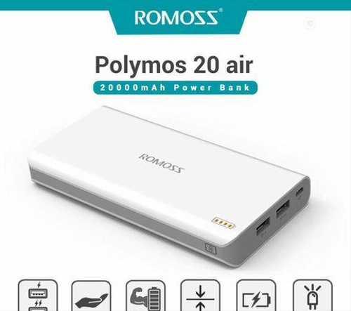 Аккумулятор для телефона romoss power bank