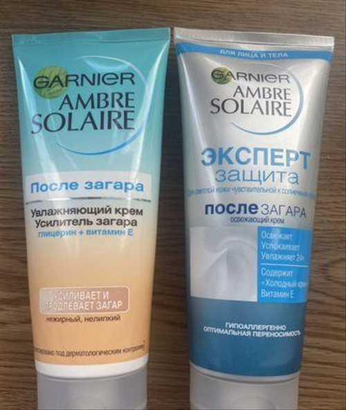 Garnier после загара