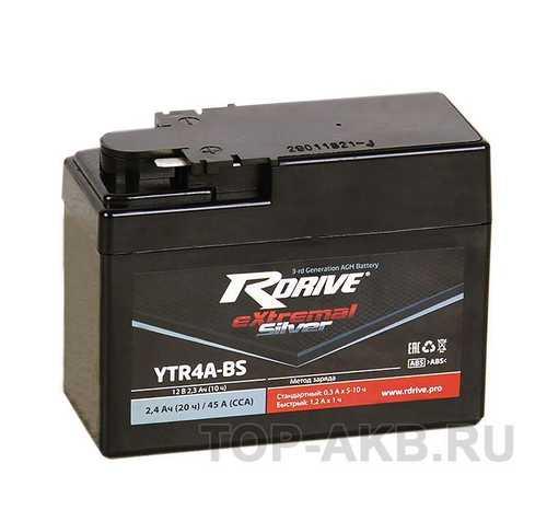 Аккумулятор RDrive eXtremal silver YTR4A-BS 2 Ач о