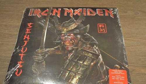 Iron maiden senjutsu 3LP черный USA Запечатан
