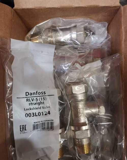 Danfoss RLV-S клапан запорный Ду15,прямой 003L0124